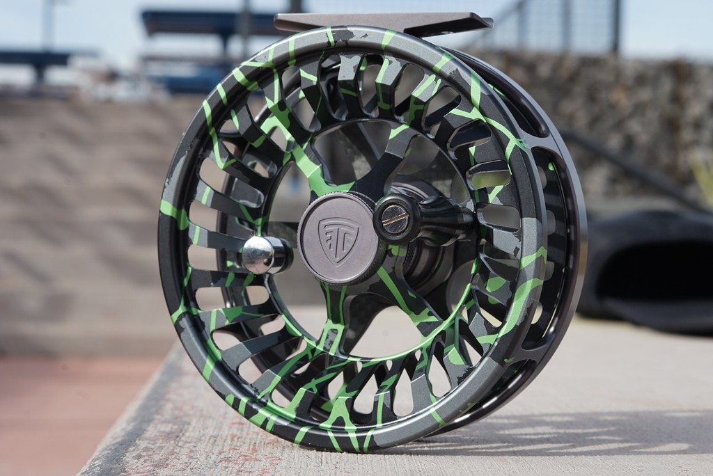 Custom Fly Fishing Reeling in Colors