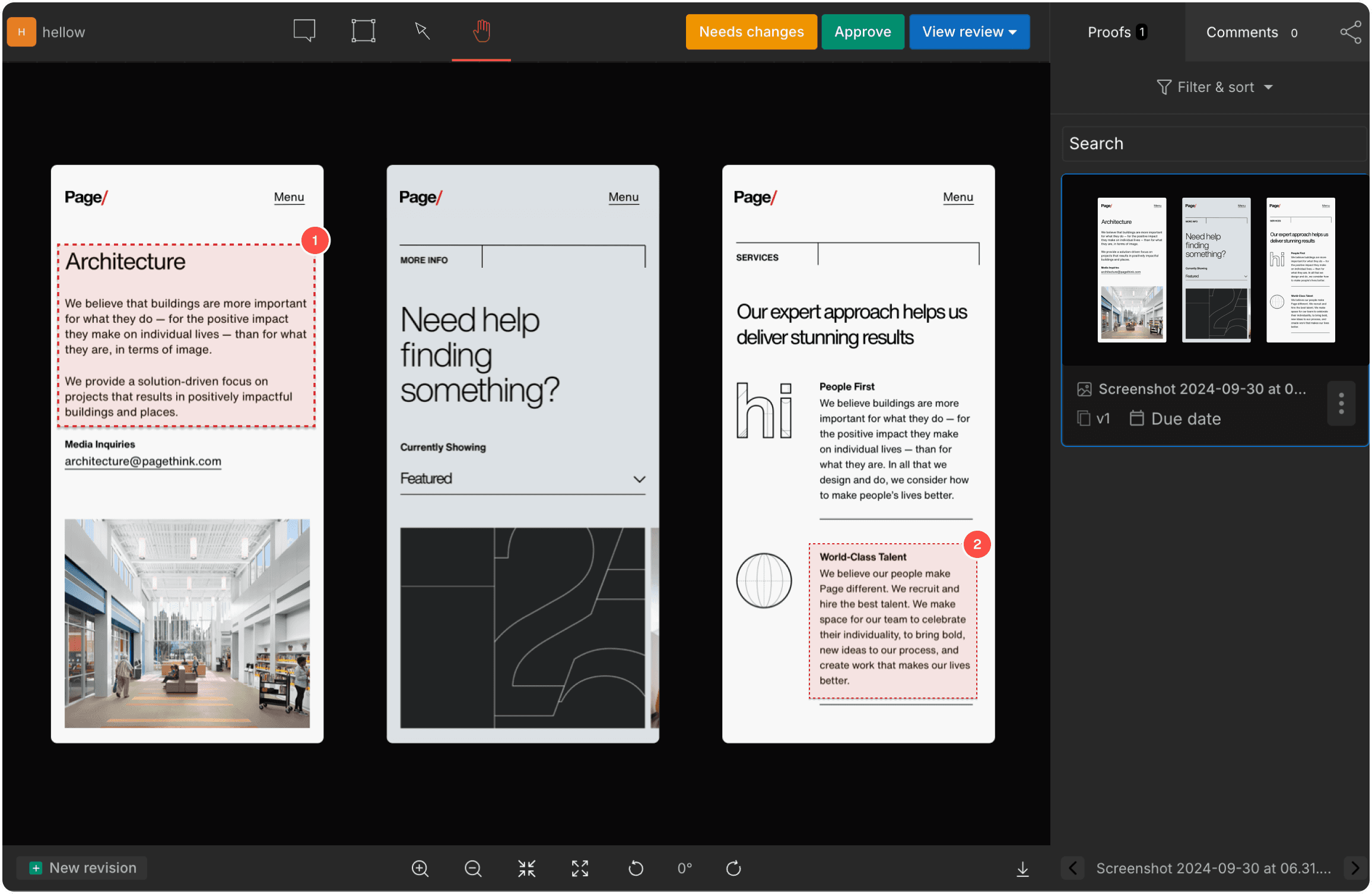 GoVisually Features: Collaborative Design & Video Review Tools