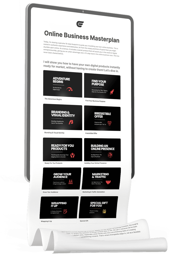 Entrepedia: Online Business Master Plan