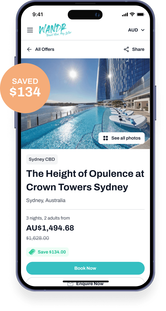 WANDR TRAVEL - VIP lounge of travel affordability. Exclusive travel prices