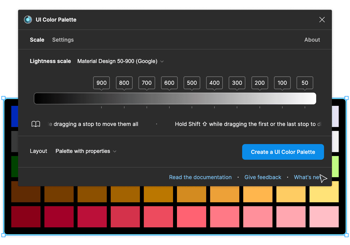 UI Color Palette