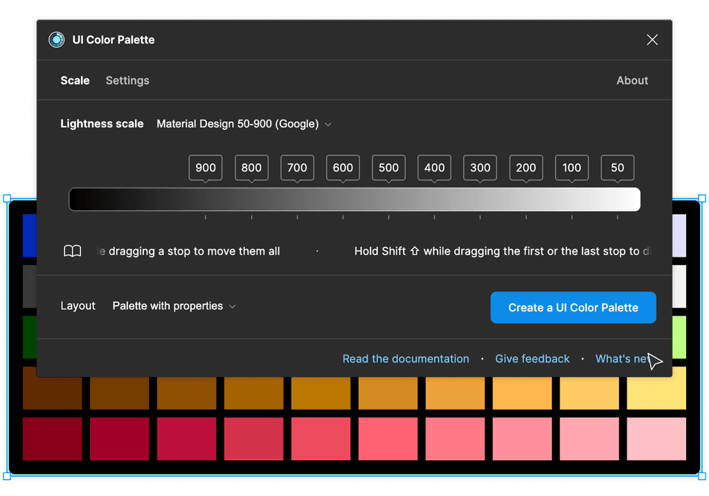 UI Color Palette
