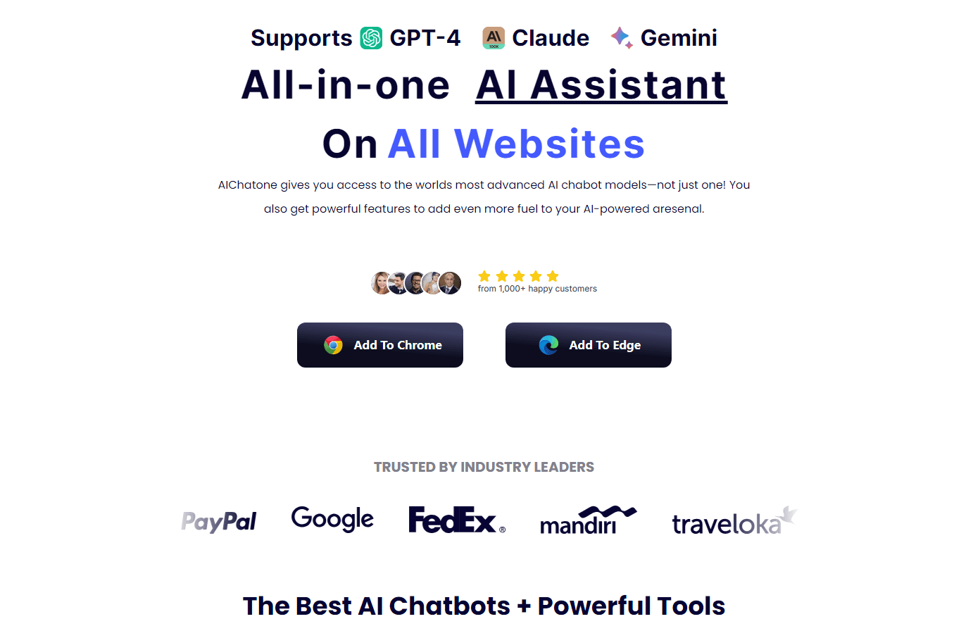 AIChatOne - Your ALL-in-one AI Copilot powered by ChatGPT-4