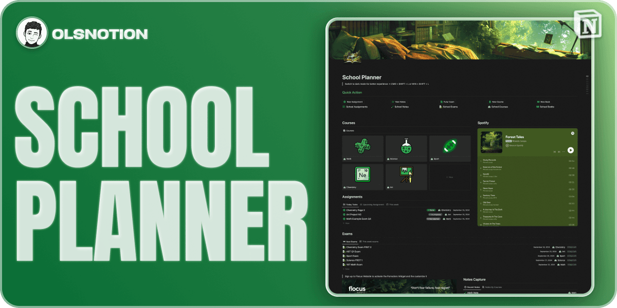 School Planner Planner