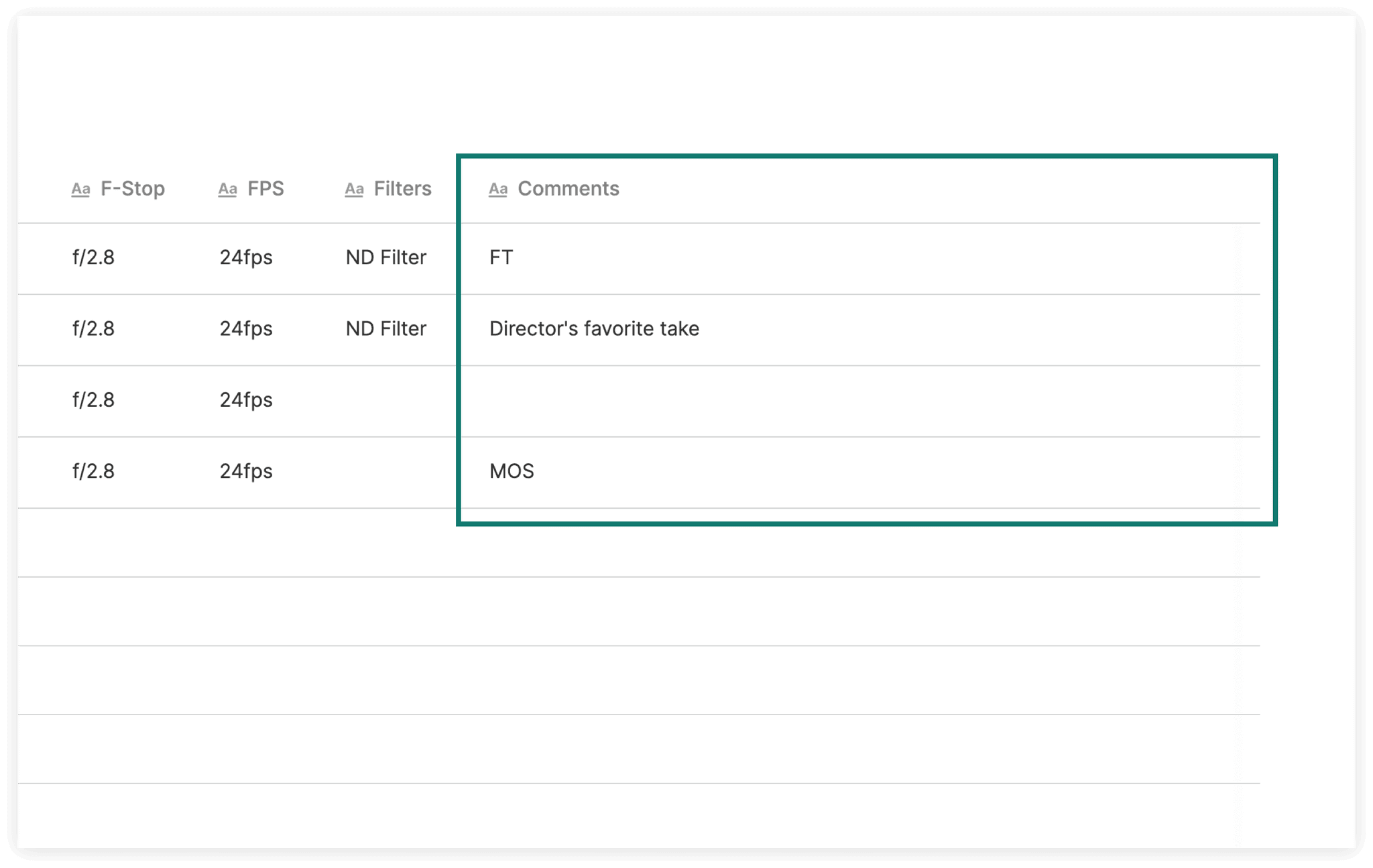 How to Fill Out a Camera Log | A Step-By-Step Guide - Assemble