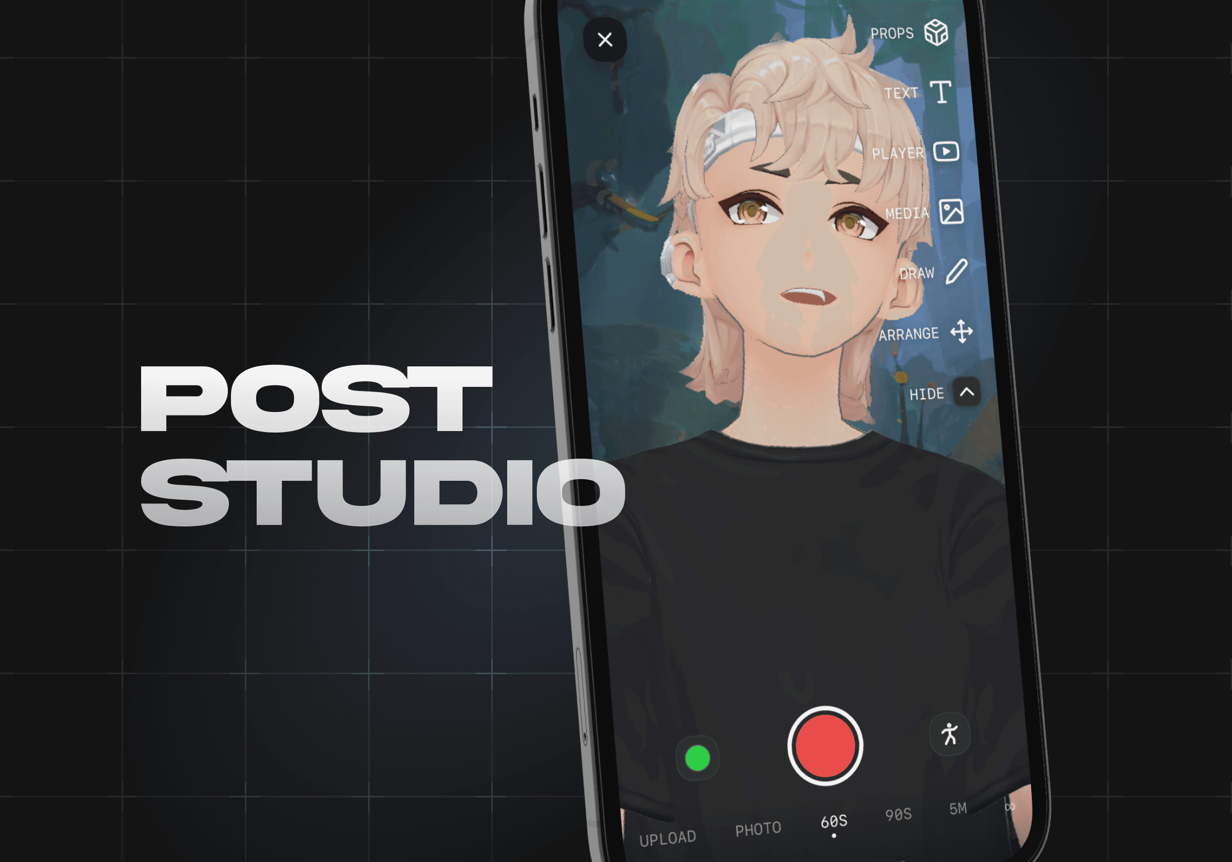 Introducing the new VTuber Post Studio [Hyper for iOS 1.1.14] - Hyper Online: VTubing & Avatar App