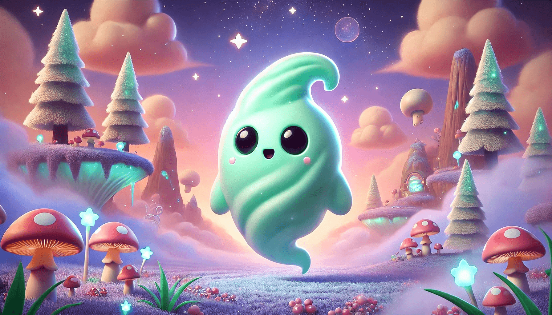 Meet Blobless 👻💚 – The Friendly Phantom Blob!