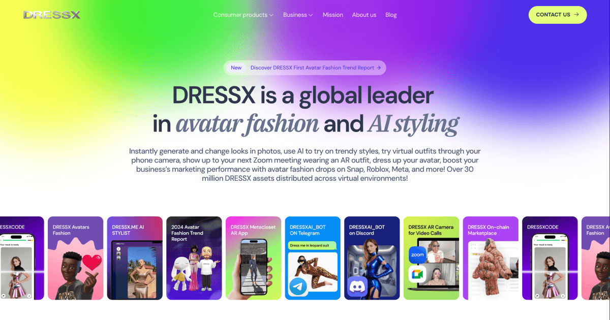 DRESSX Mission | Pioneering Digital Fashion Innovation