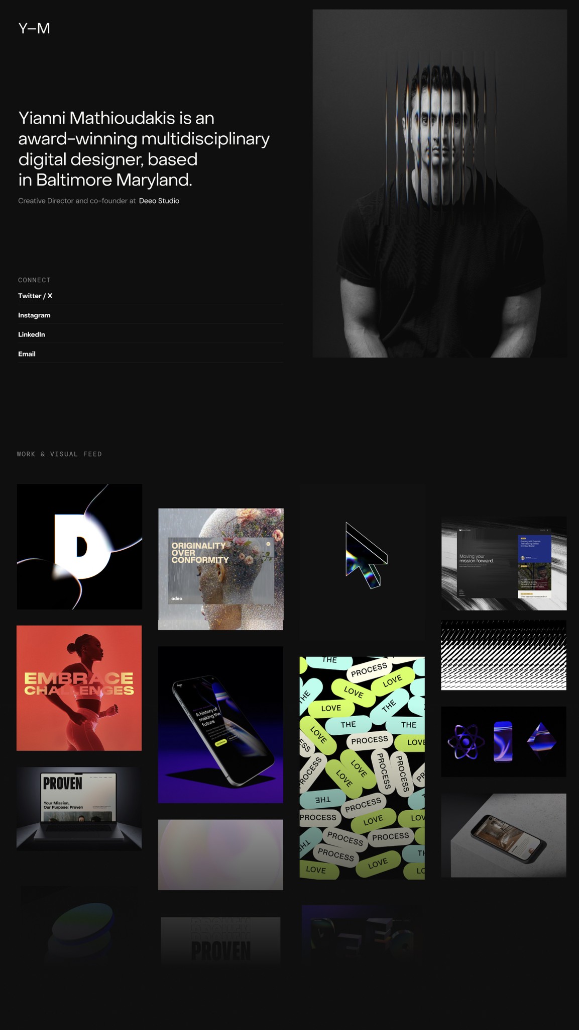 The best Dark websites — Framer Gallery