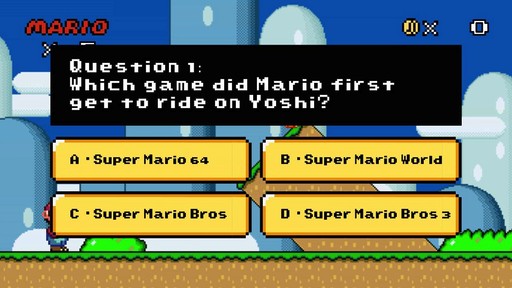 Super Mario World Quiz Template - D Story