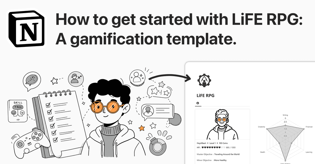 LiFE RPG Resources - Guides for Notion Gamification