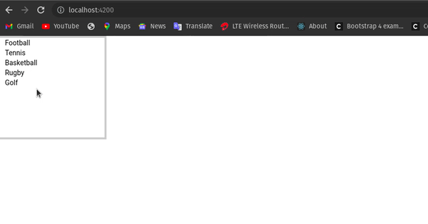 Angular Material CDK with Drag and Drop