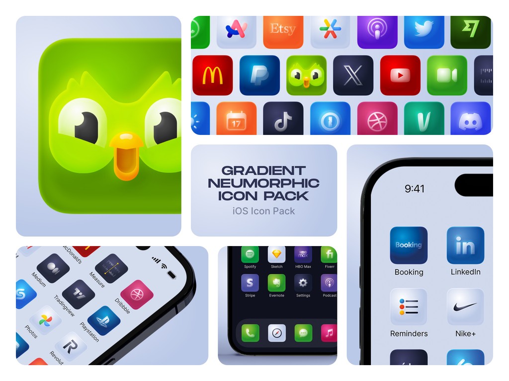 Best 10 iOS App Icons and Icon Packs for your iPhone and Android - Solt ...