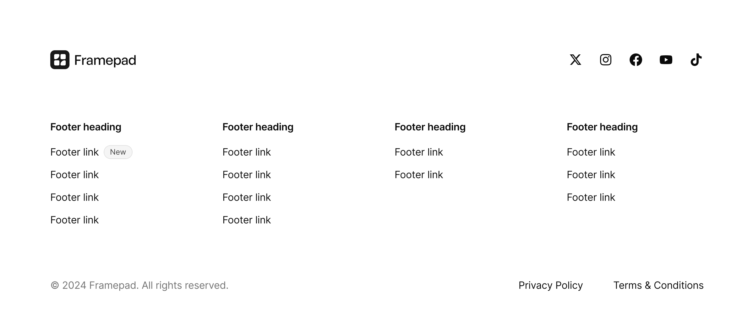 Framepad - Framer UI Kit & Design System