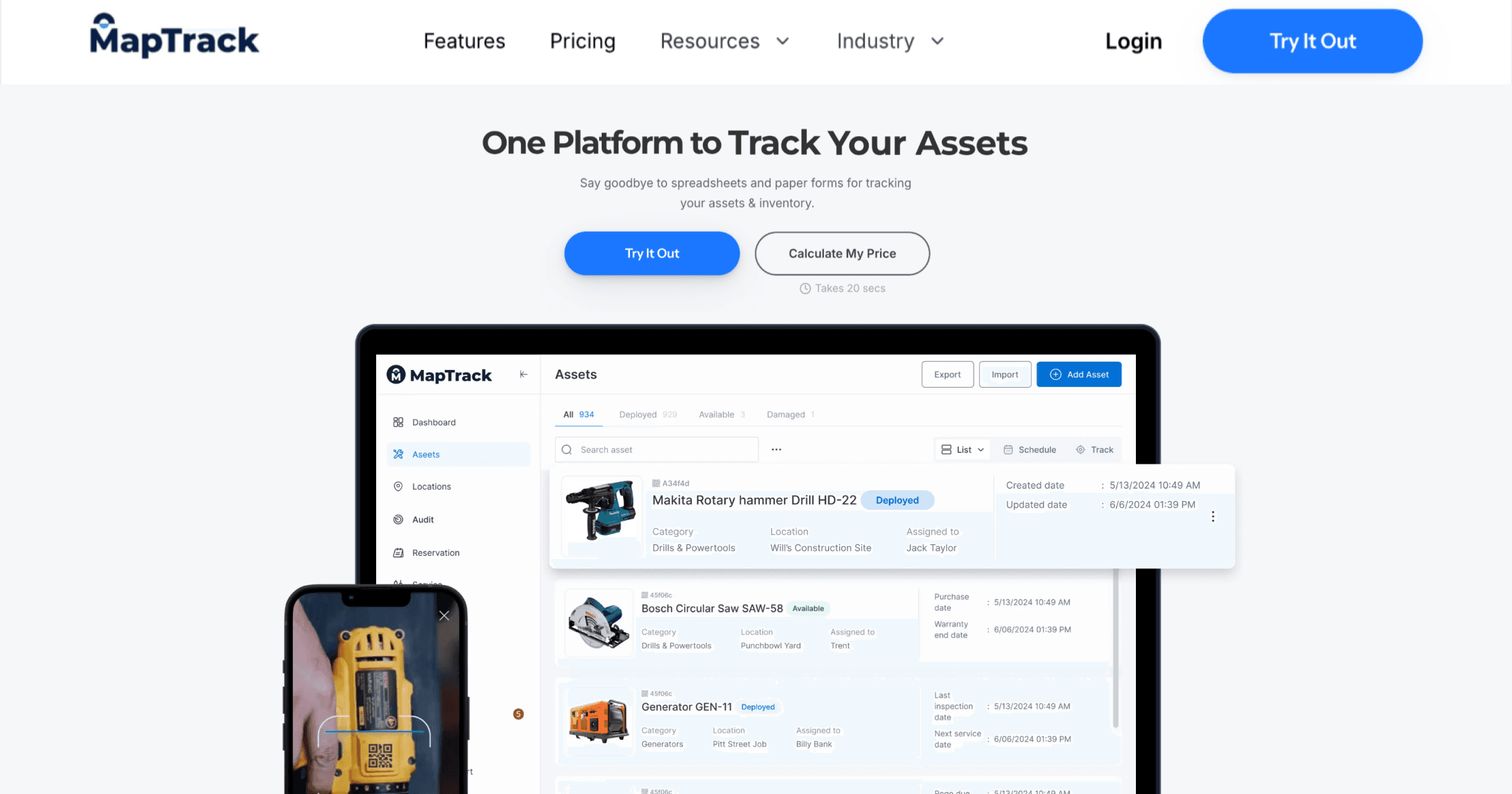 Daily Equipment Inspection Checklist - Assets Tracking Software ...