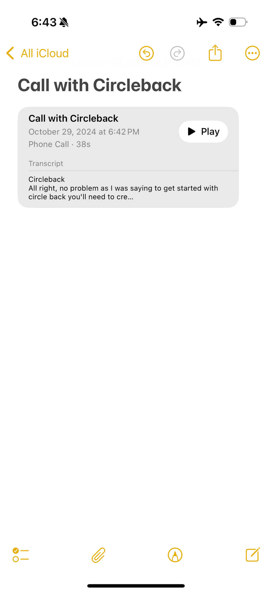 Transcribe and summarize phone calls on iPhone - Circleback
