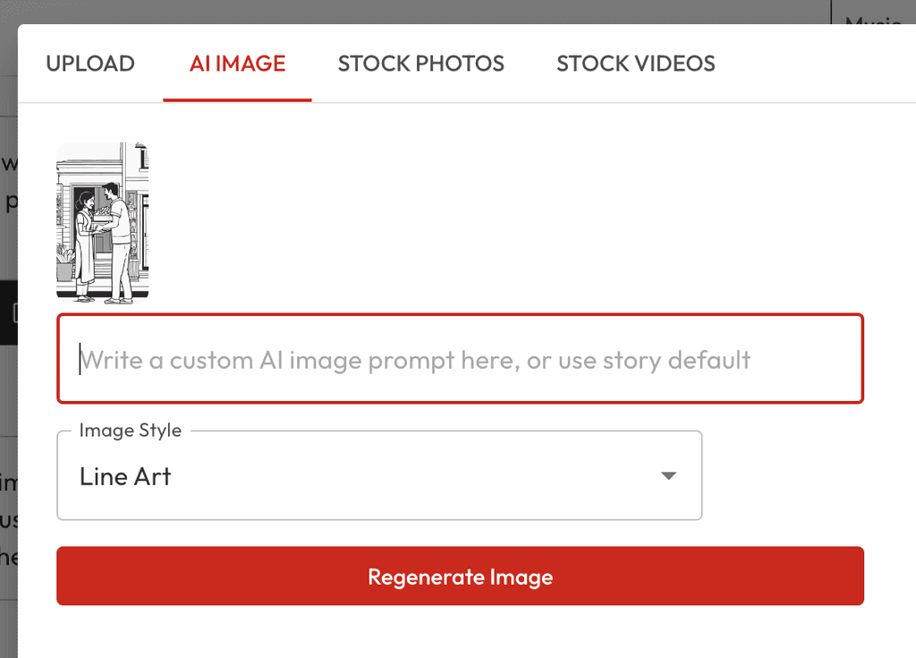 AI Visuals Generator - Create visuals that match your story frame-by-frame