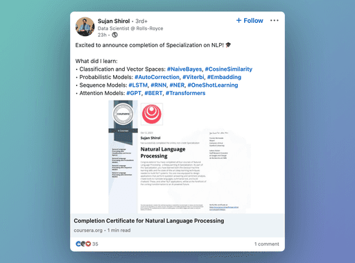 What To Write While Posting A Certificate On LinkedIn: Boost Your Professional Profile ...