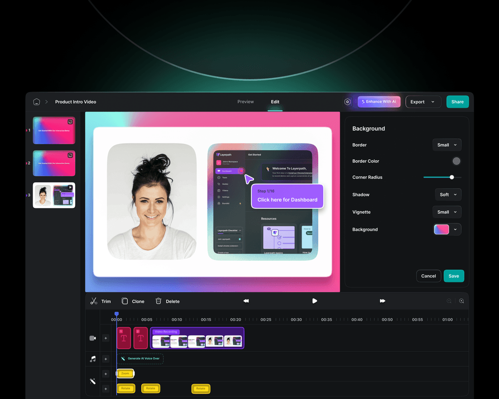 Interactive Product Demo: Tours, Guides and Videos - Layerpath