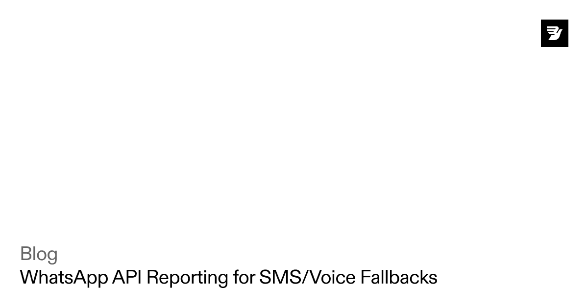 Optimiza Comms con WhatsApp API & SMS Fallback | Bird