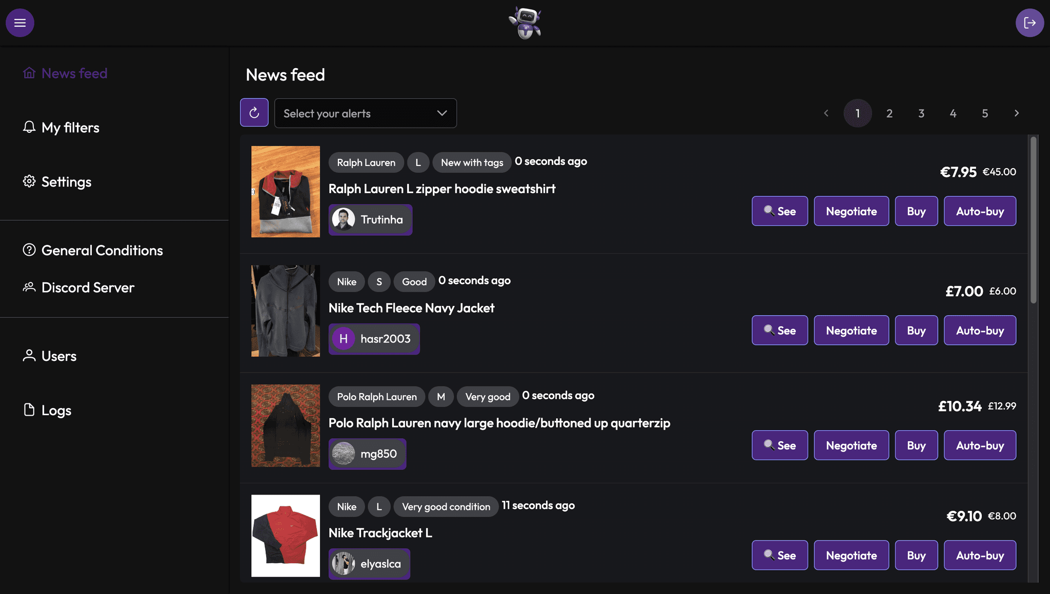 VINTI — Vinted Bot: 120ms Alerts & Auto-Buy | #1 Reseller Tool