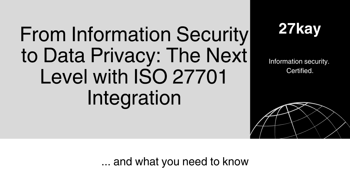 Integrating ISO 27701 for PII Protection