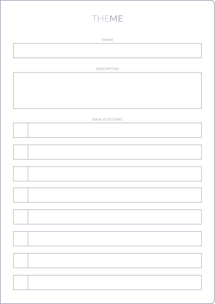 The Theme System Journal by Cortex Brand