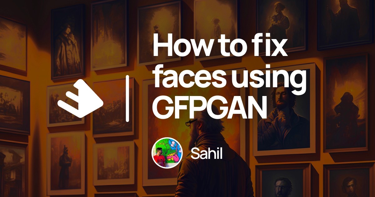 Restore images and faces using GFPGAN