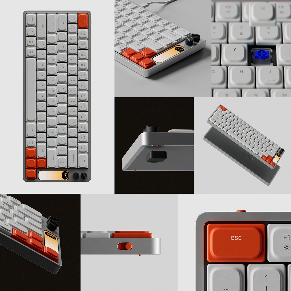 KNOB / k.no.b.1 / Low Profile Mechanical Keyboard