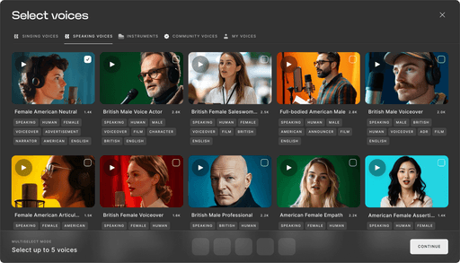 AI Speaking Voices | Authentic Voices for Every Story