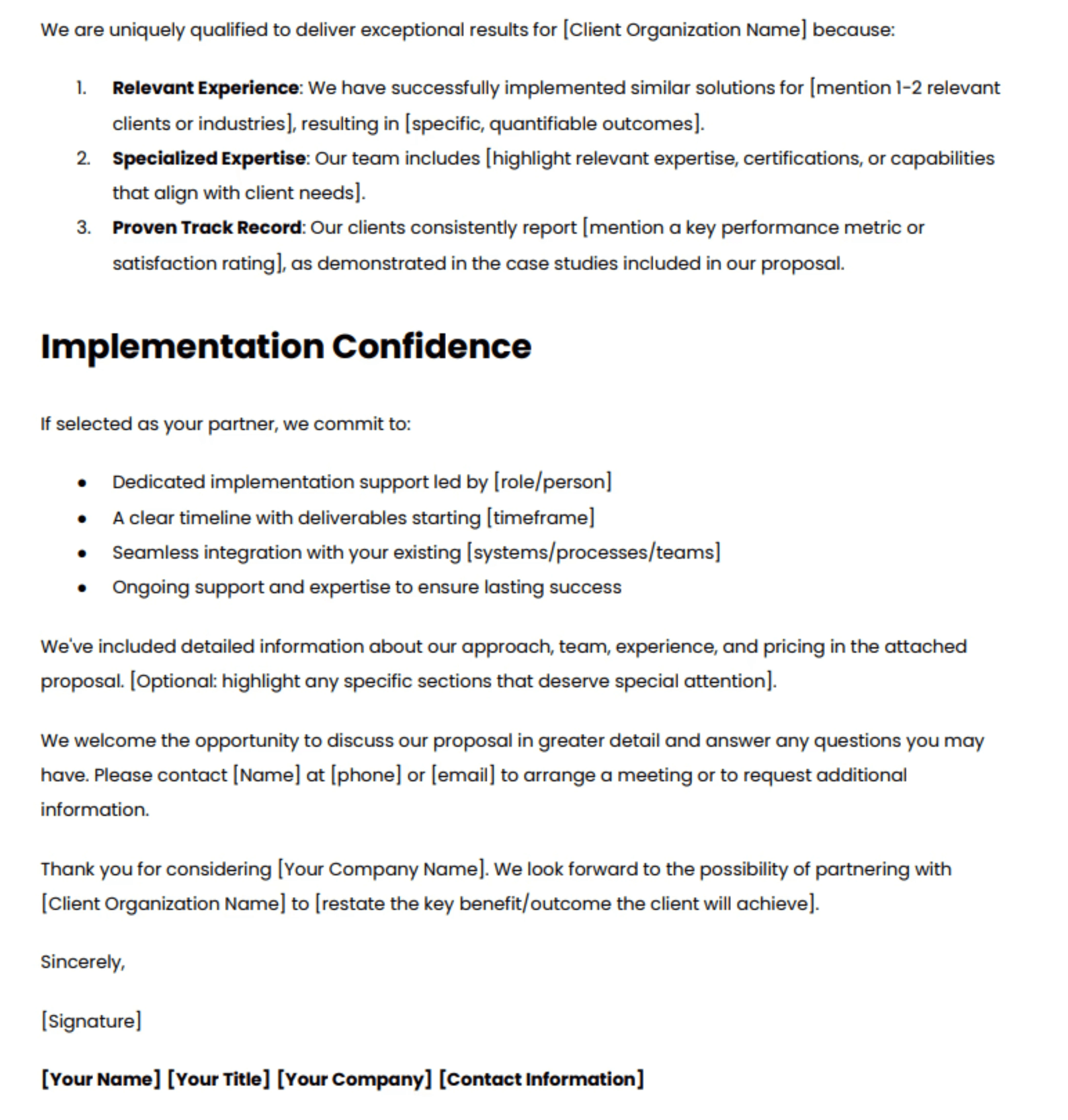 How to Write a Winning RFP Cover Letter in 2026 With Example - AutoRFP.ai