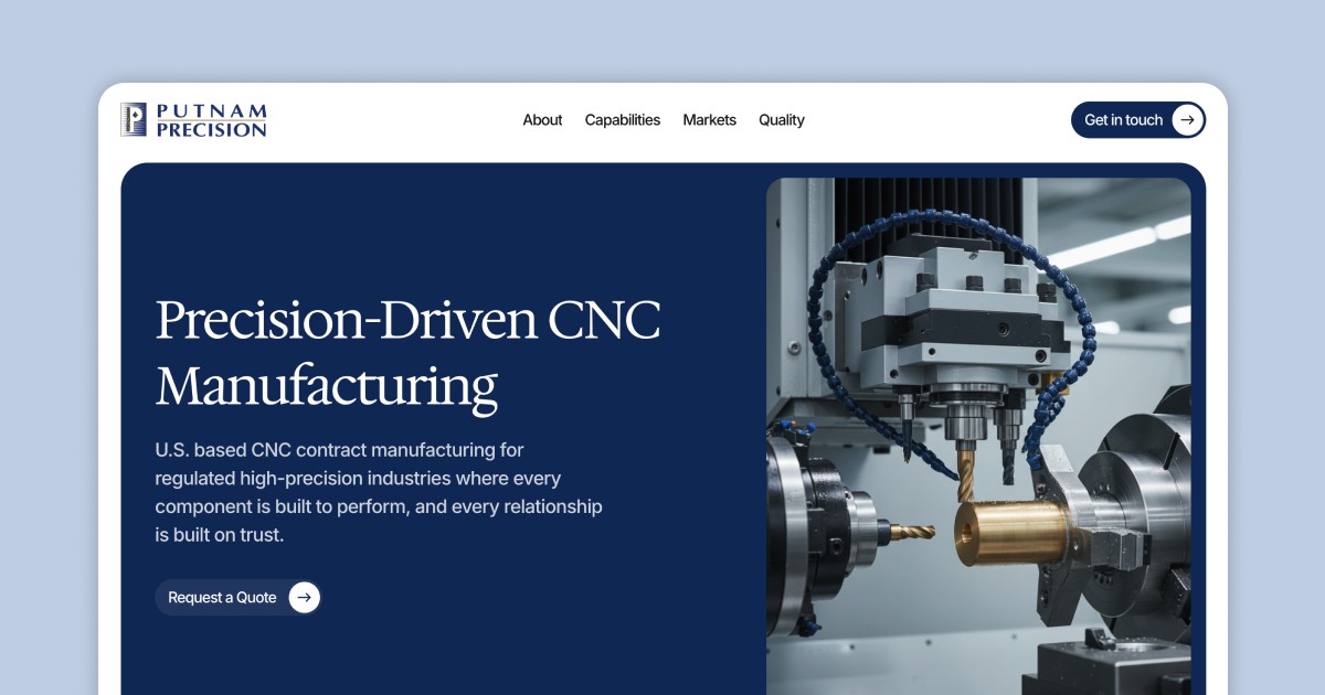 Metal Precision Parts | Medical Precision Components | Putnam Precision NY
