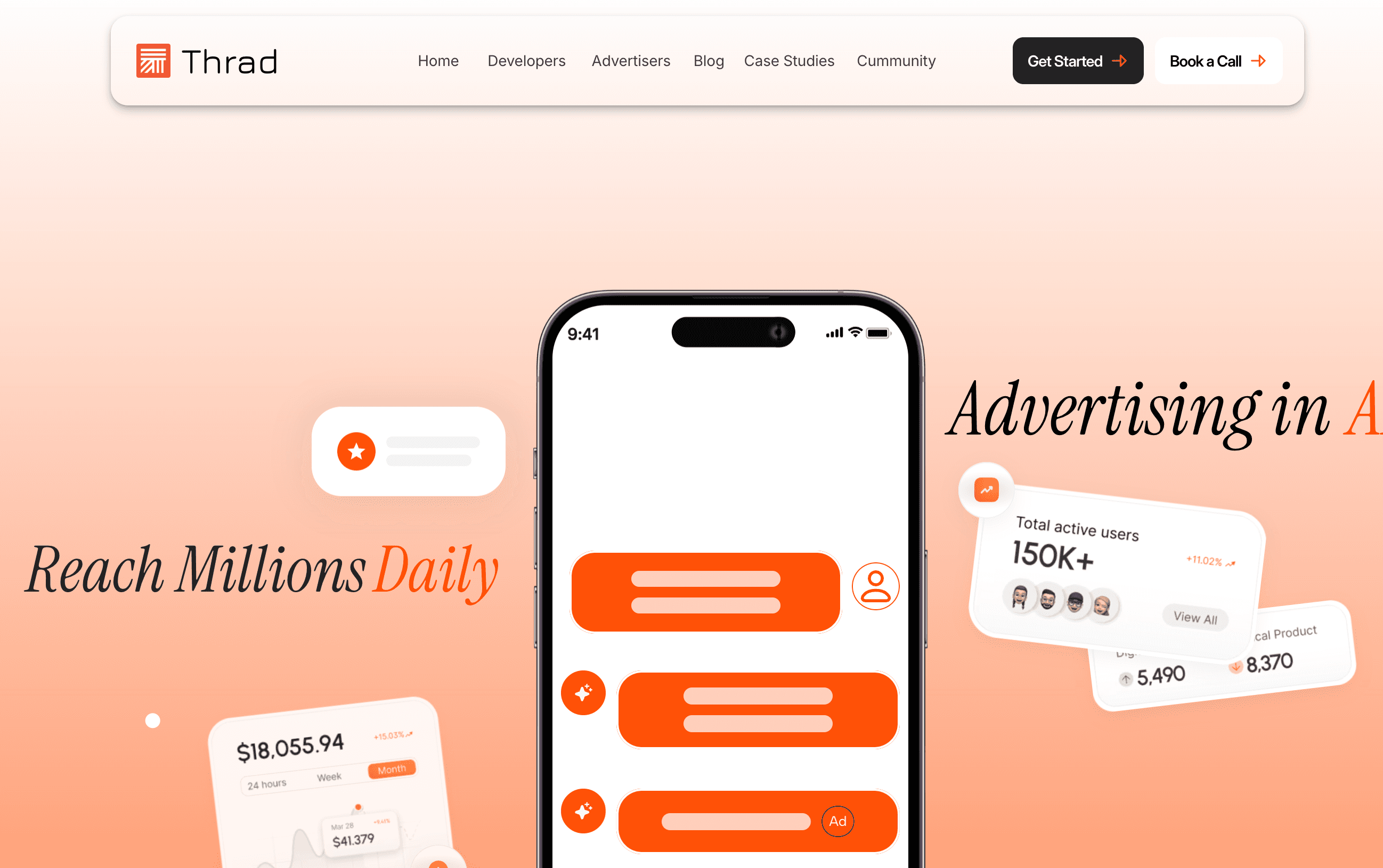 Thrad - The AI native ad network
