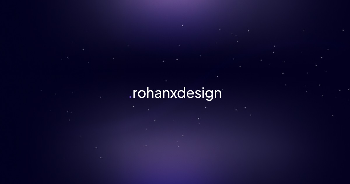 Rohan's Design Portfolio