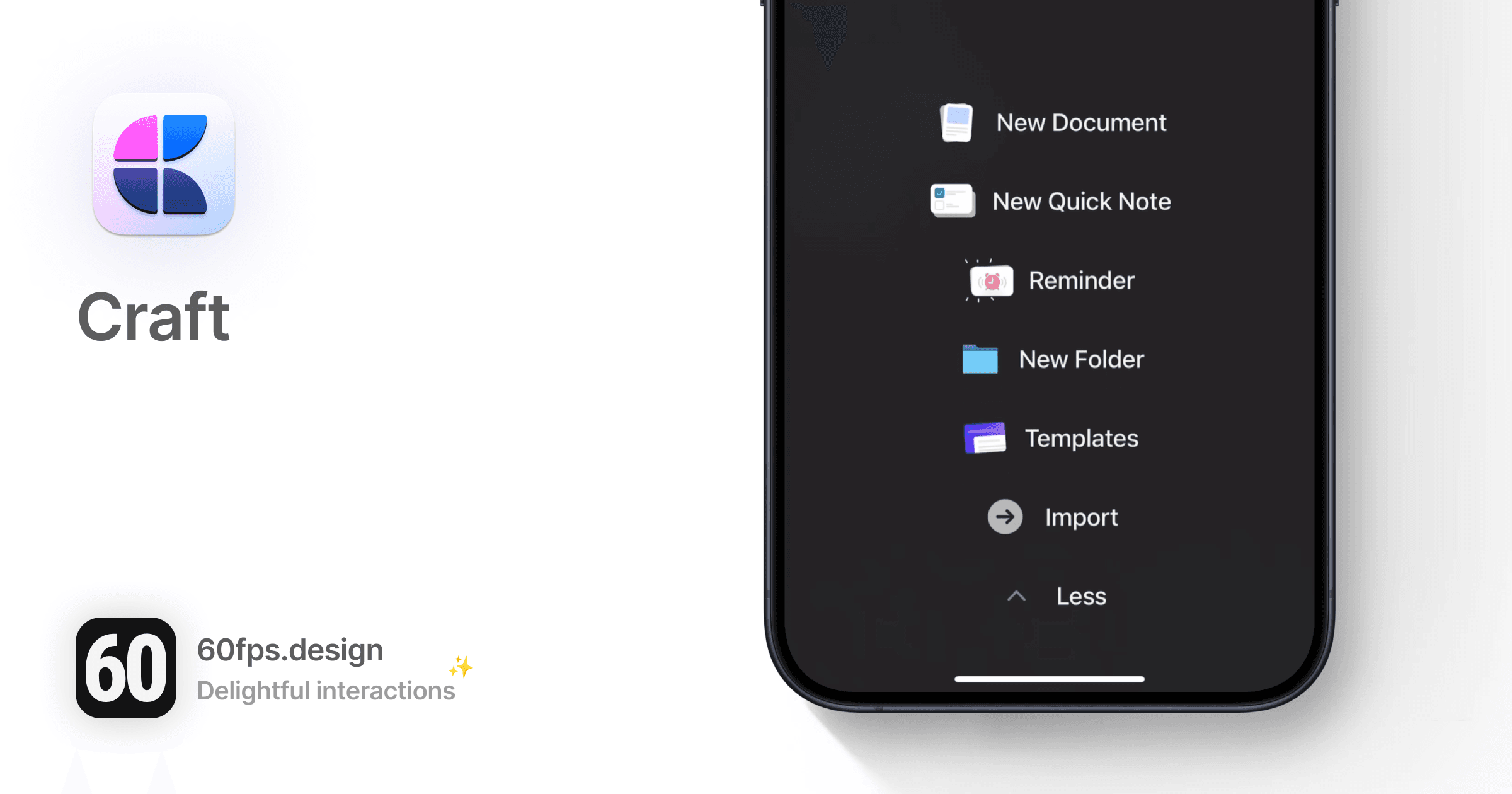Craft iOS App UI/UX animation