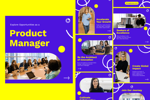 Glorify Template: Hiring Instagram Carousel Template Kit by emily-clarke