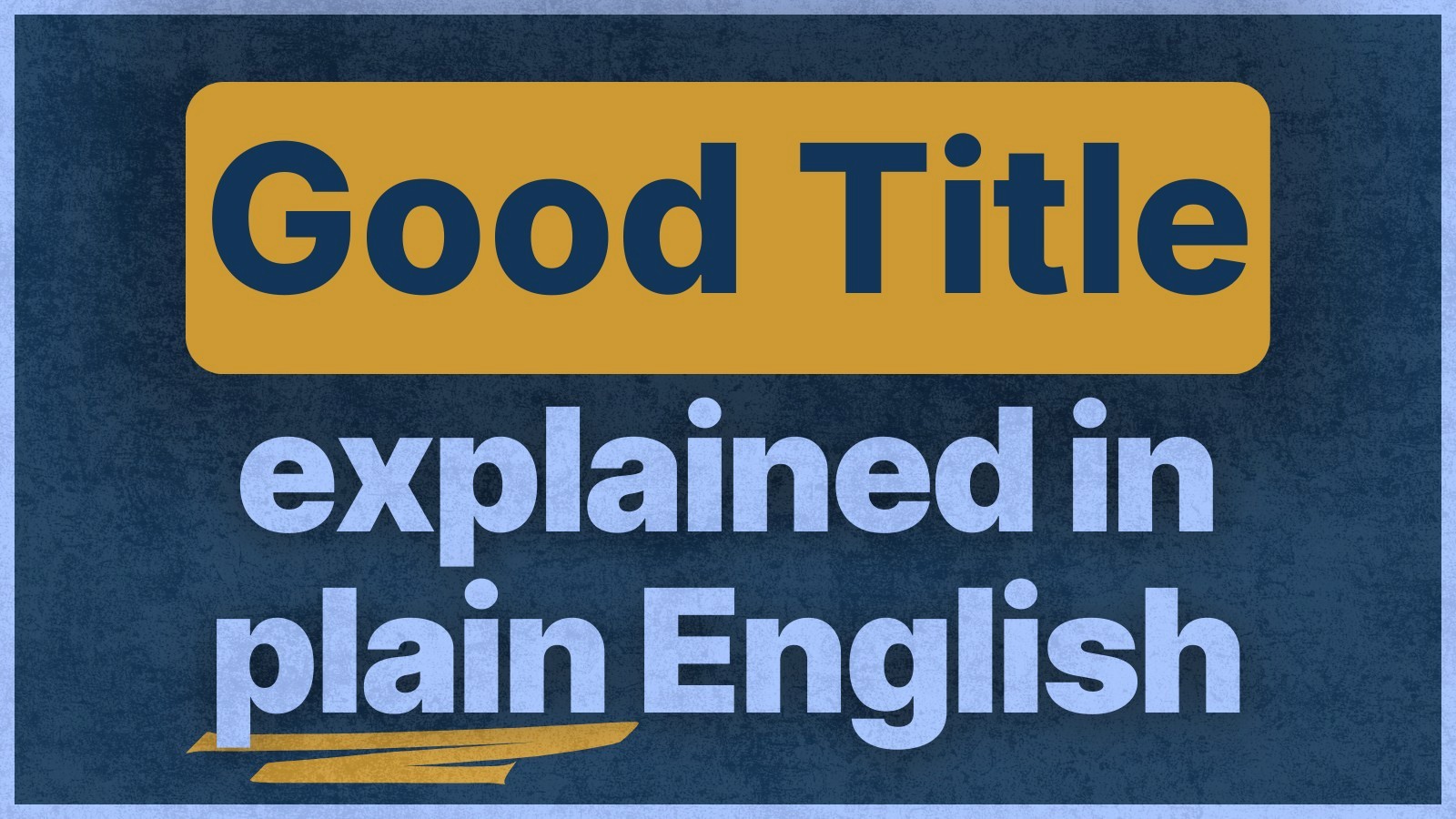Good Title in Real Estate: Clear Property Ownership Explained