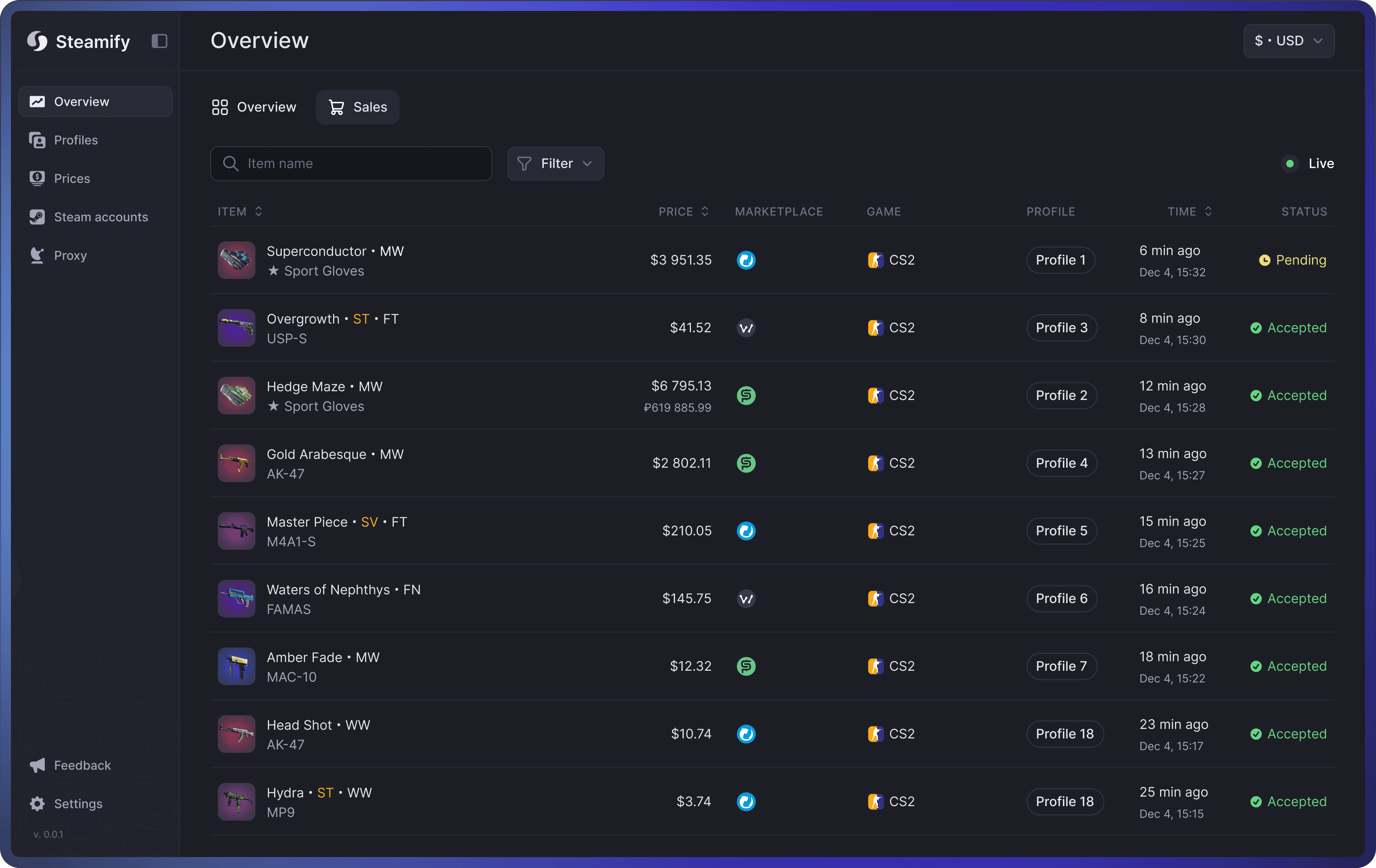 Steamify | Closed Beta