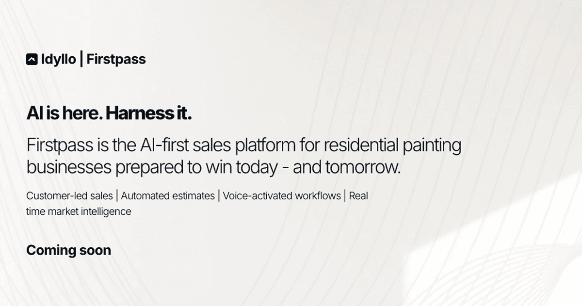 Idyllo | Firstpass - Coming soon