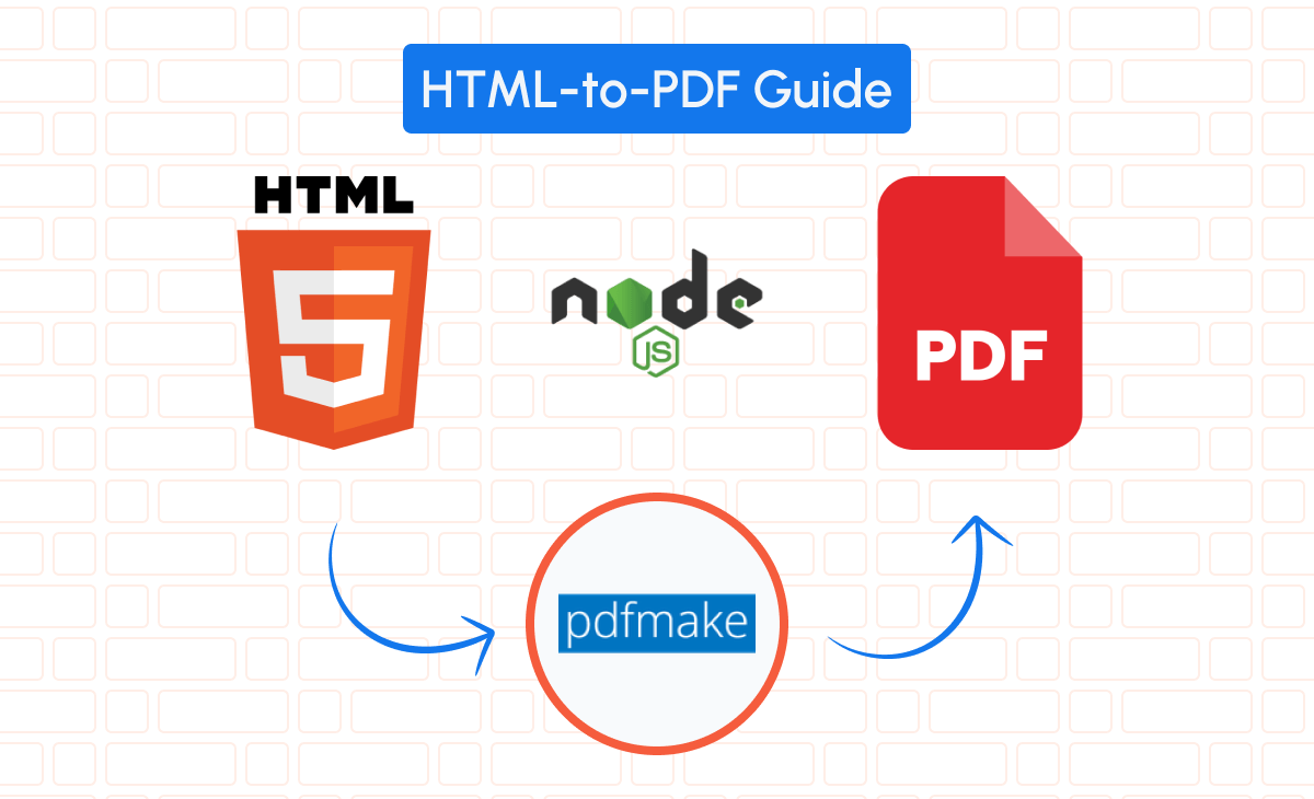 Generate PDF from HTML Using PDFMake: A Developer’s Guide