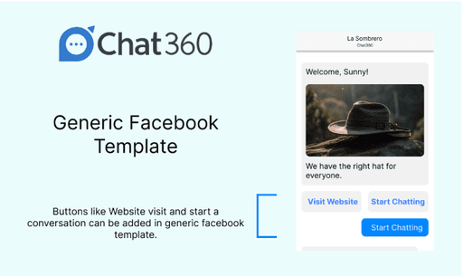 Facebook Messenger Templates Guide - Chat360 - Conversional AI Chatbot ...