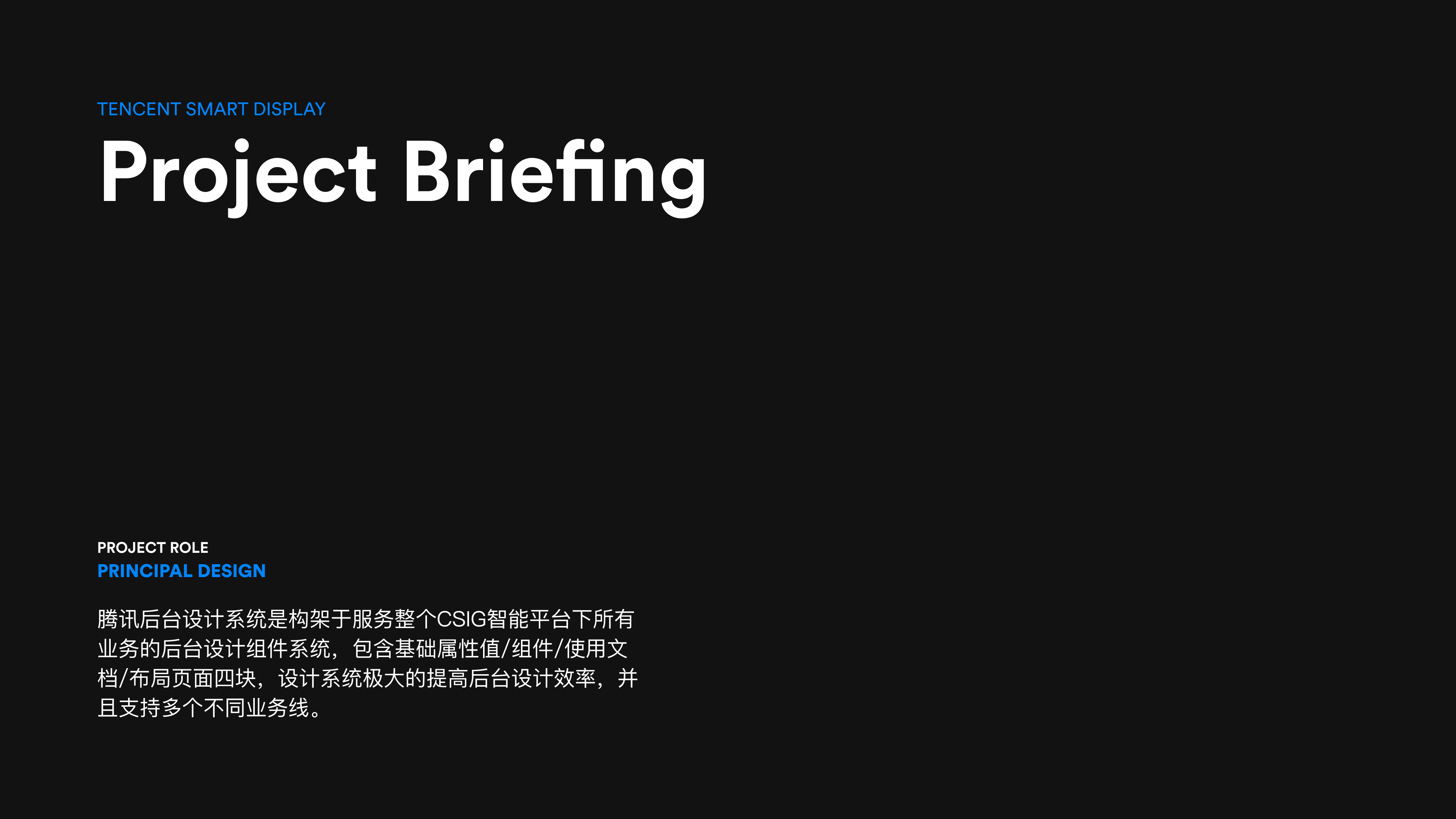 Project | Tencent Platform DS
