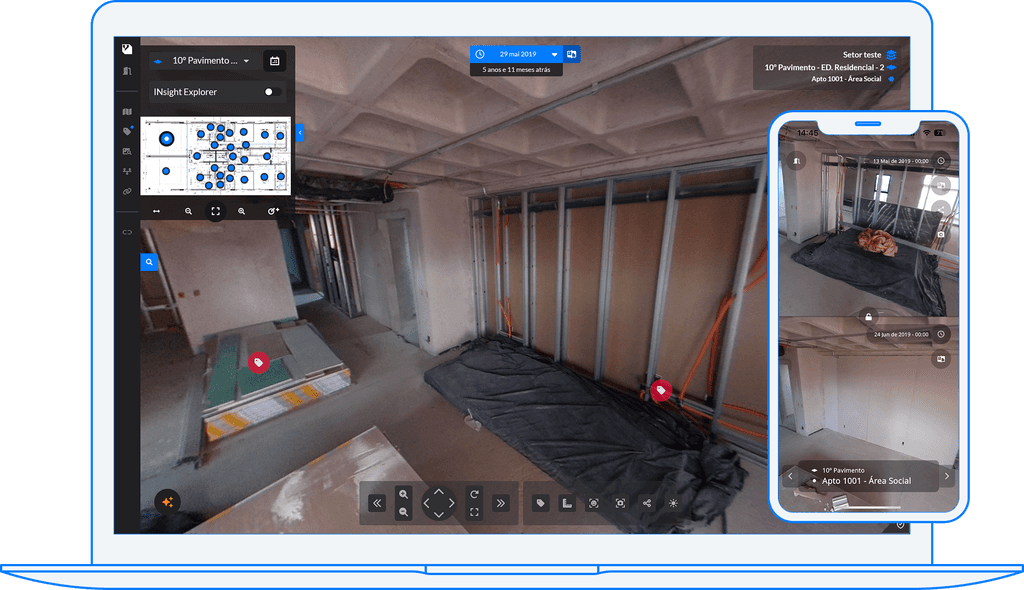 Visi: Gestão de Obras com Imagens 360° | Construct IN