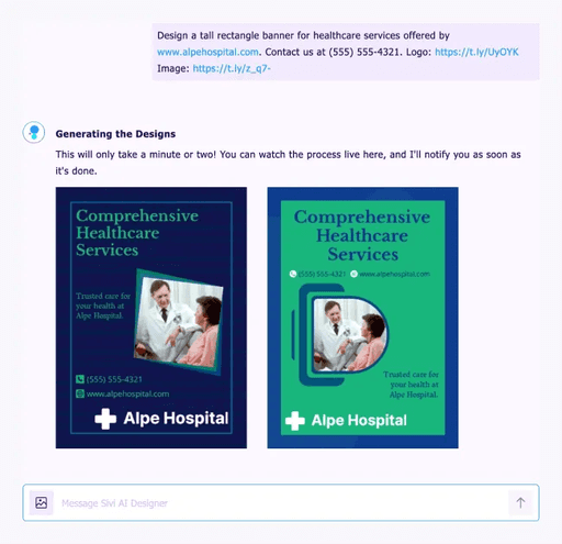 Free and custom hospital banner designs