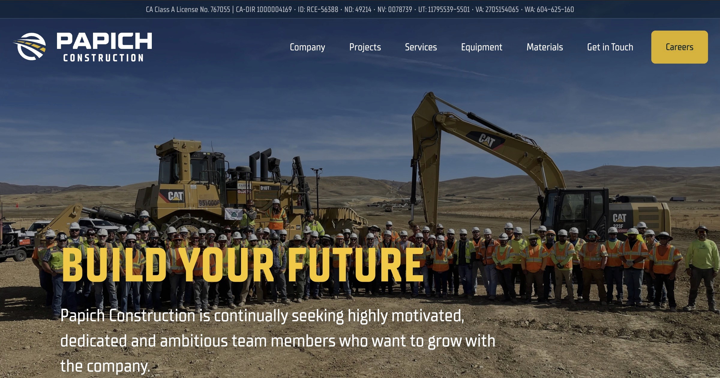 Careers at Papich Construction
