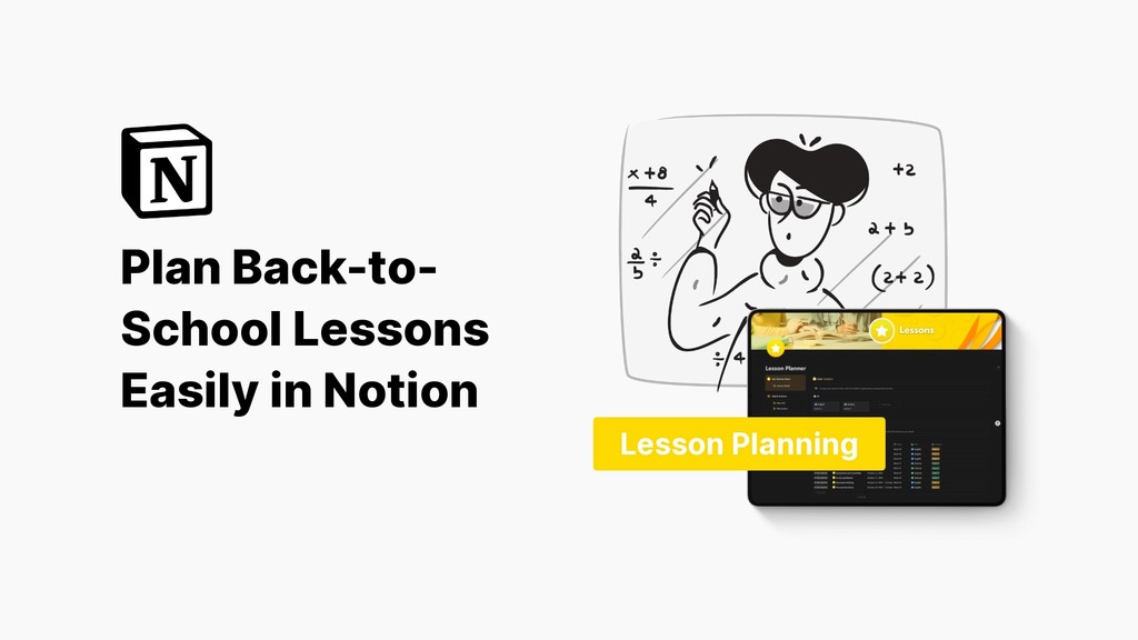 Plan Back-to-School Lessons Easily in Notion