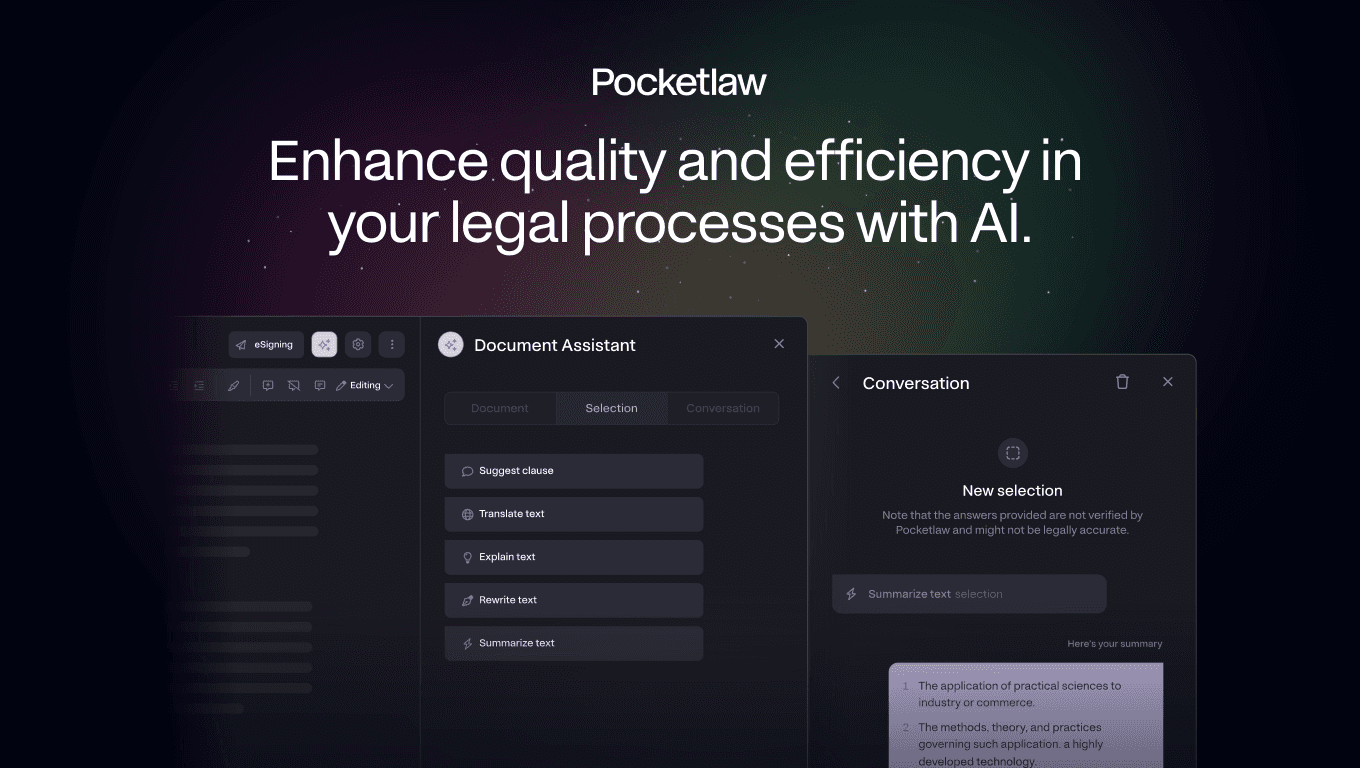 Document Assistant | Pocketlaw