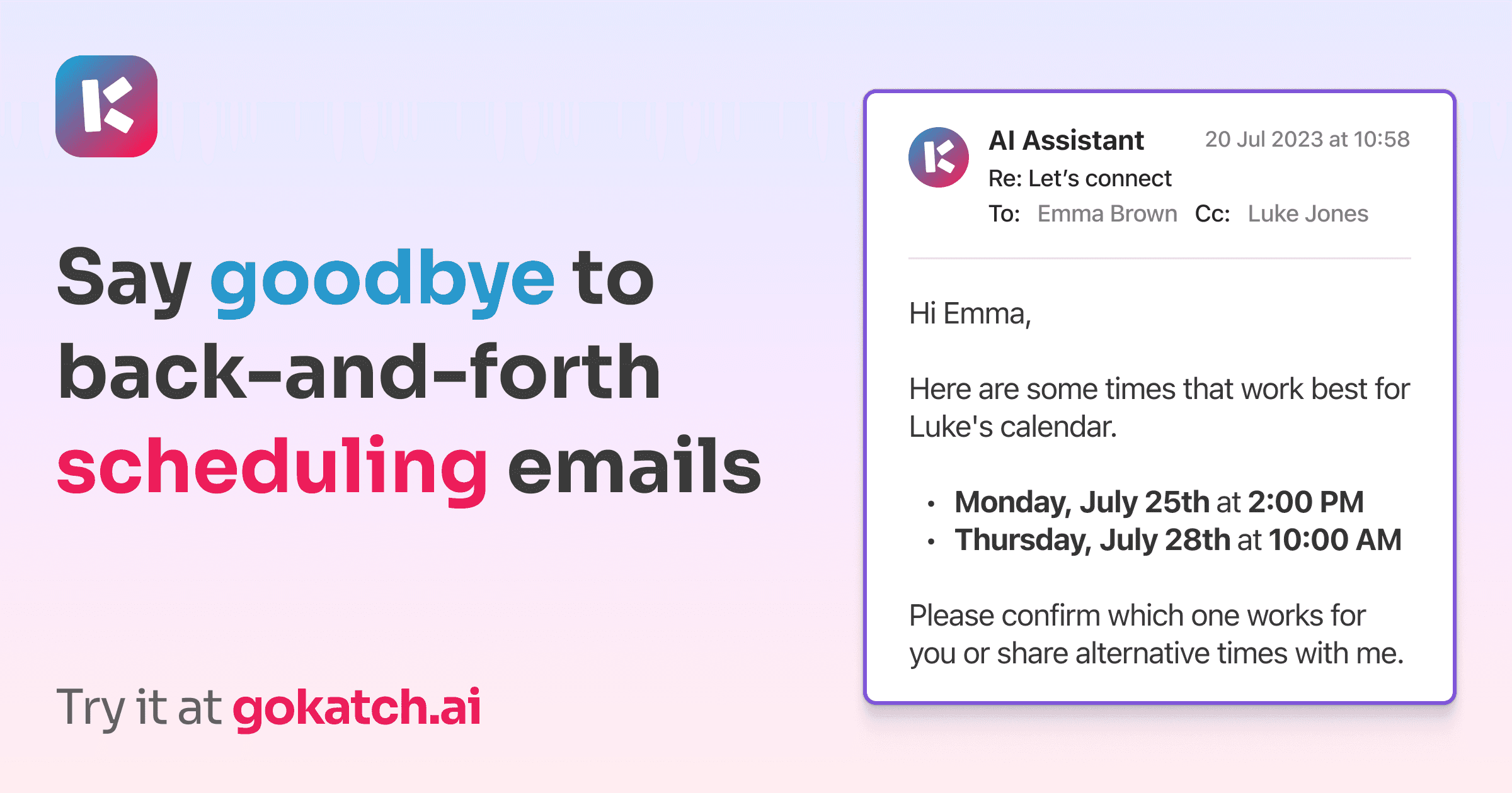 Katch — AI Assistant