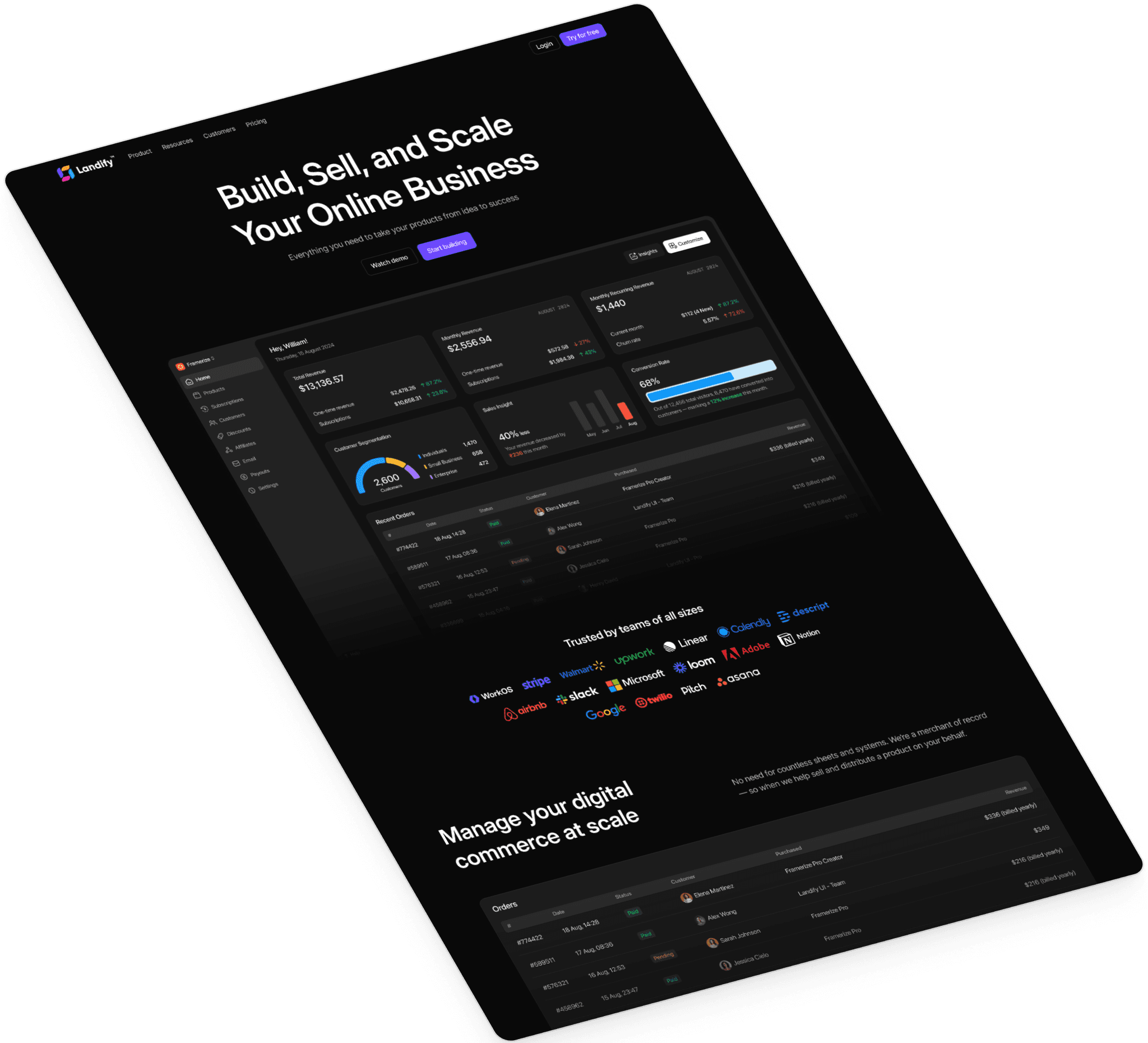Landify UI – Figma Landing Page UI Kit for Modern Websites