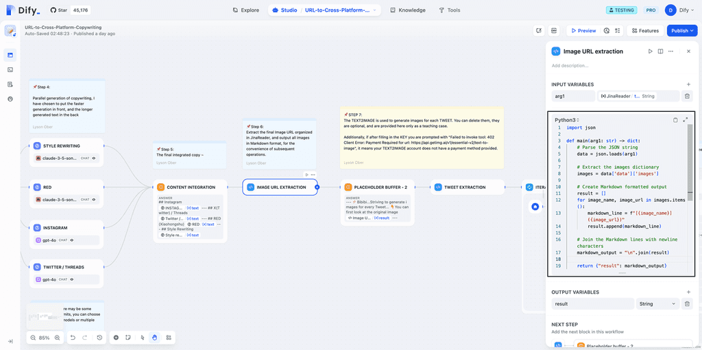 Cross-Platform Copywriting with Dify - Dify Blog